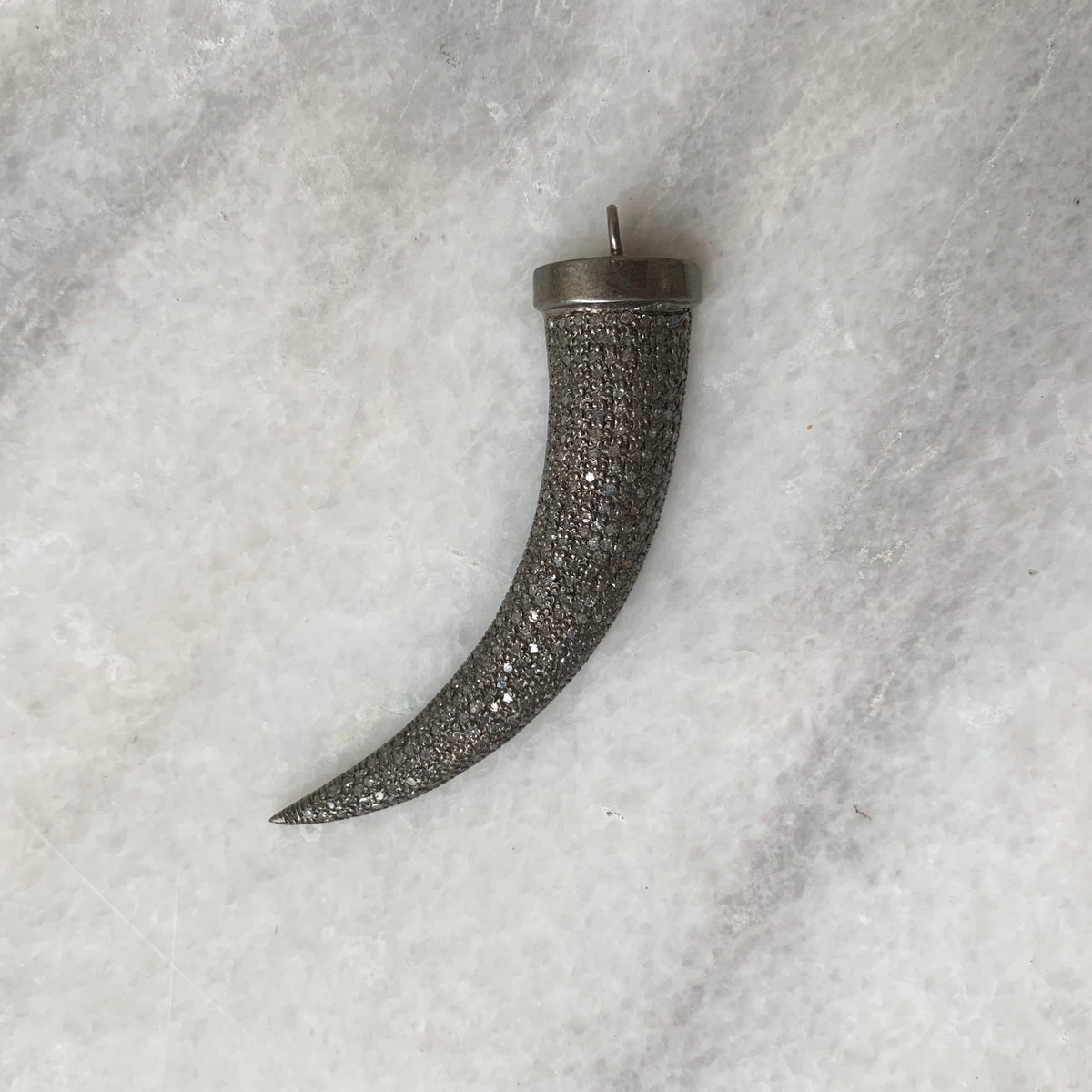 Large Diamond Horn Pendant – Beadniks Chicago